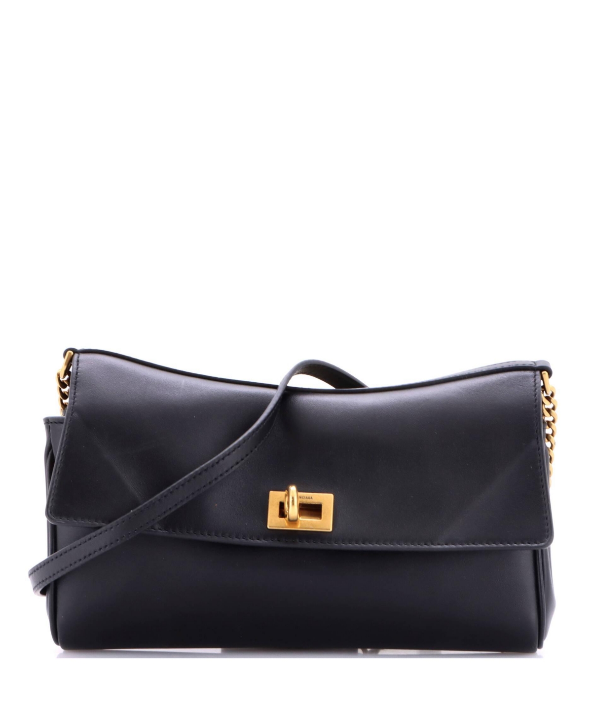 Click here for Pre-Owned Balenciaga Rodeo Wallet on Chain Leather... prices