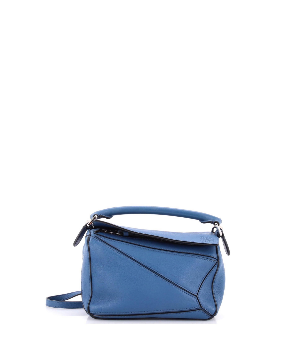 Click here for Pre-Owned Loewe Mini Puzzle Bag Leather - Blue prices