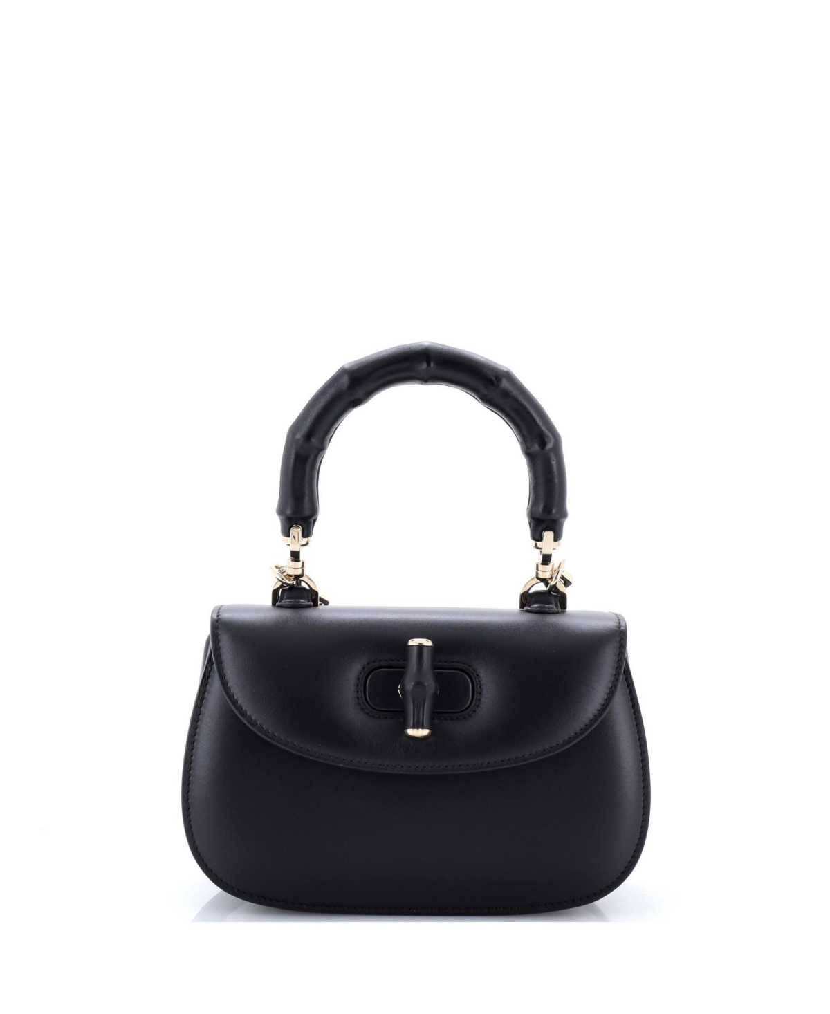 Click here for Pre-Owned Gucci Small Bamboo 1947 Top Handle Bag L... prices