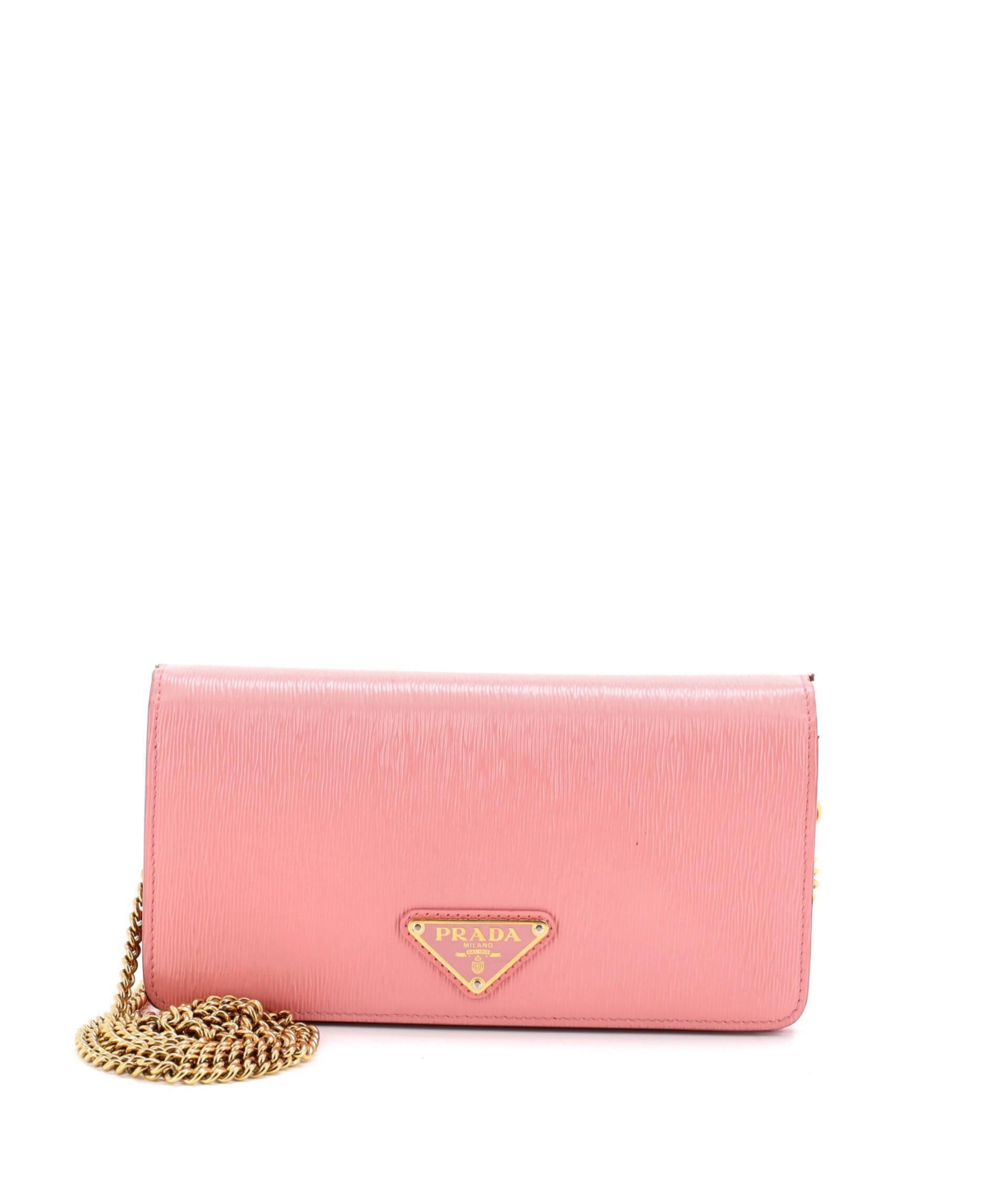 Click here for Pre-Owned Prada Long Wallet on Chain Vitello Move... prices