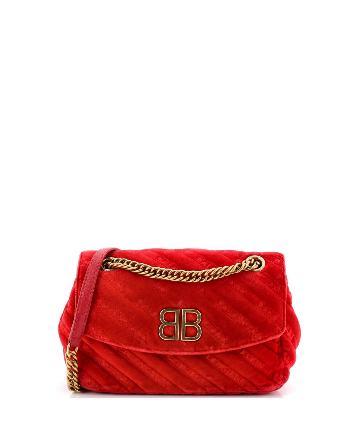 Click here for Pre-Owned Balenciaga Small Bb Chain Round Shoulder... prices