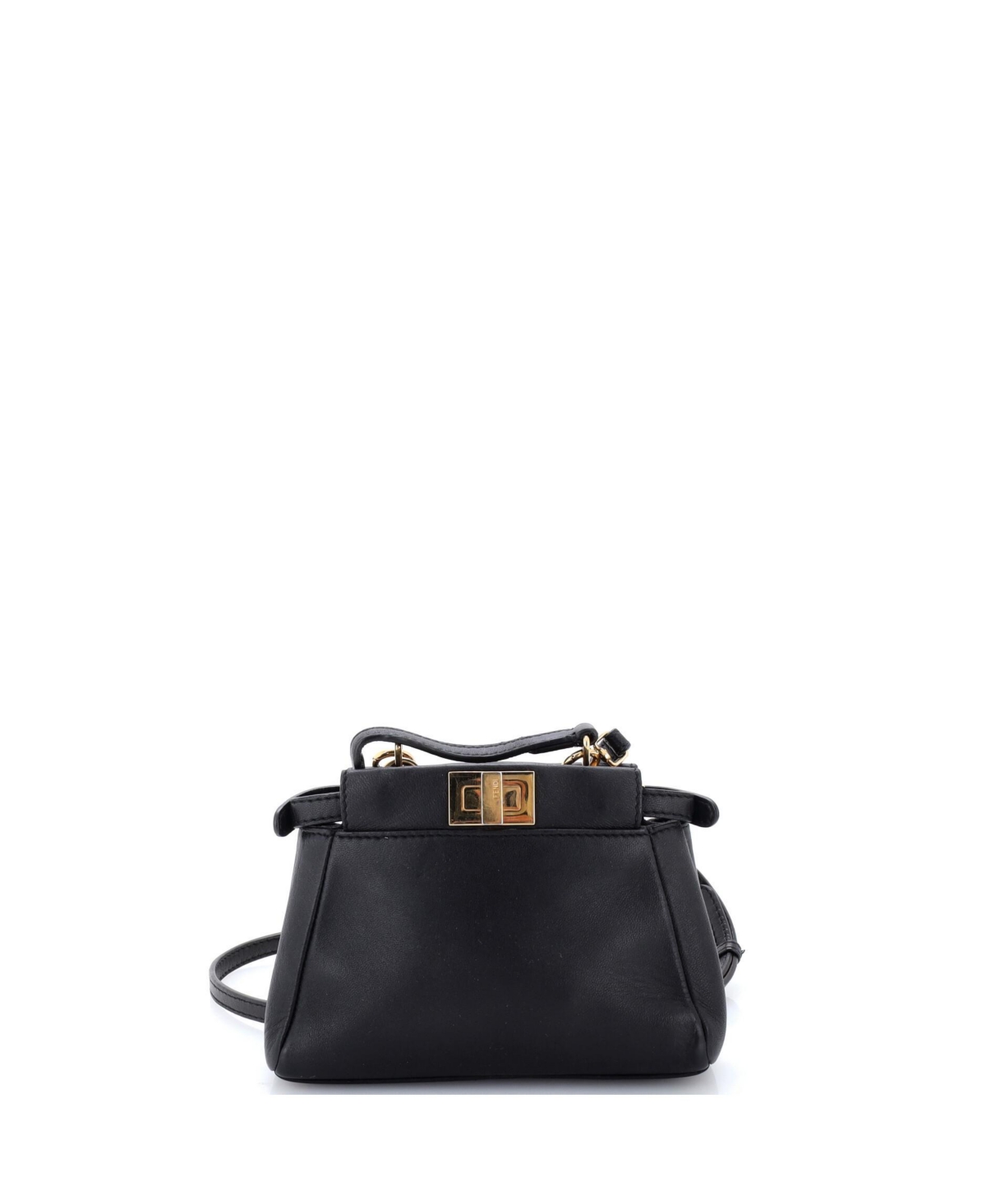 Click here for Pre-Owned Fendi Micro Peekaboo Bag Leather - Black prices
