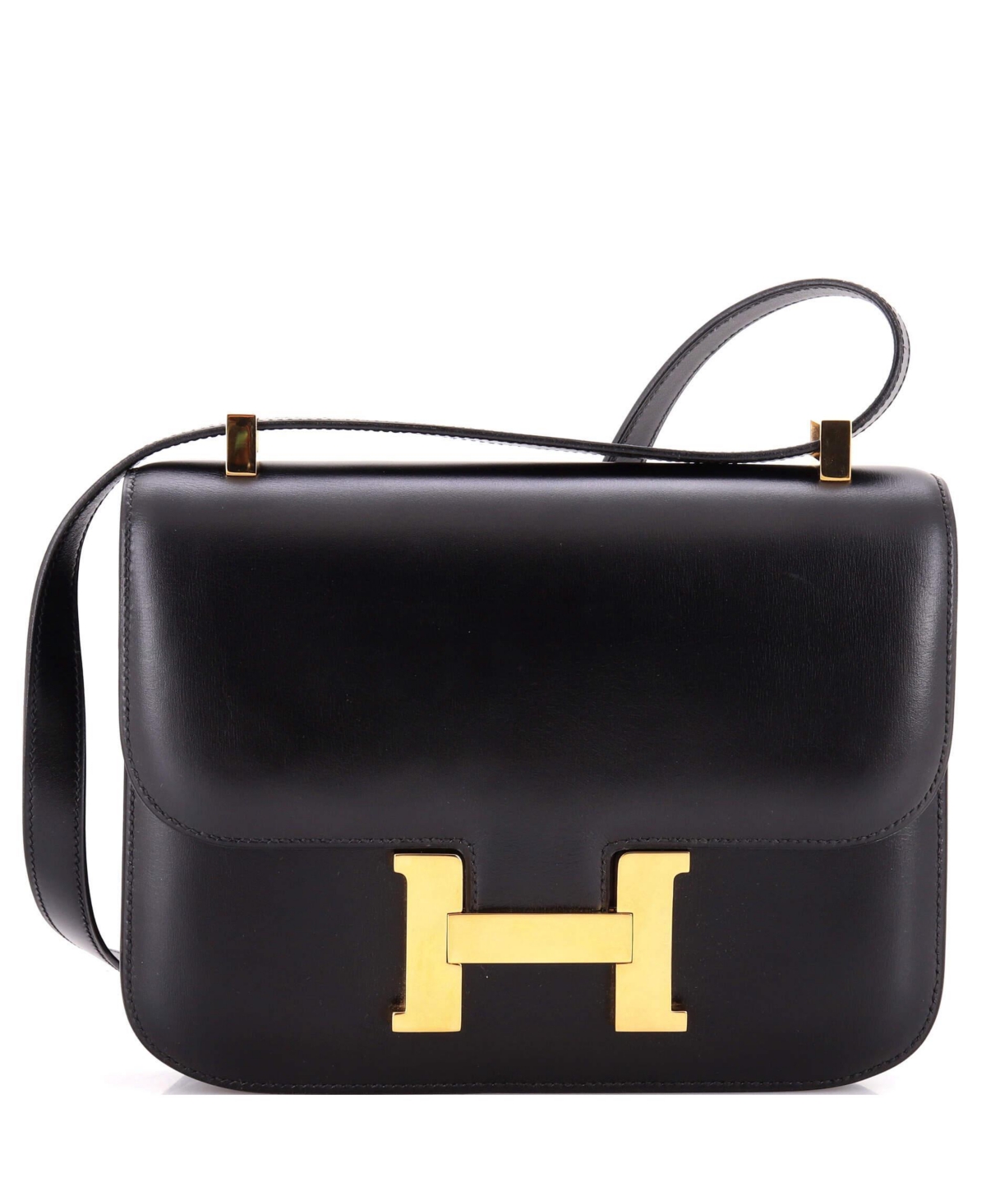 Click here for Pre-Owned Hermes 24 Constance Bag Box Calf - Black prices