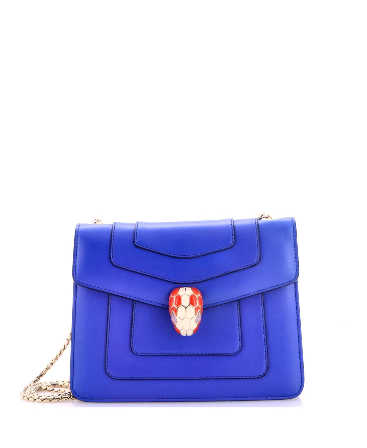 Click here for Pre-Owned Bvlgari Small Serpenti Forever Square Sh... prices