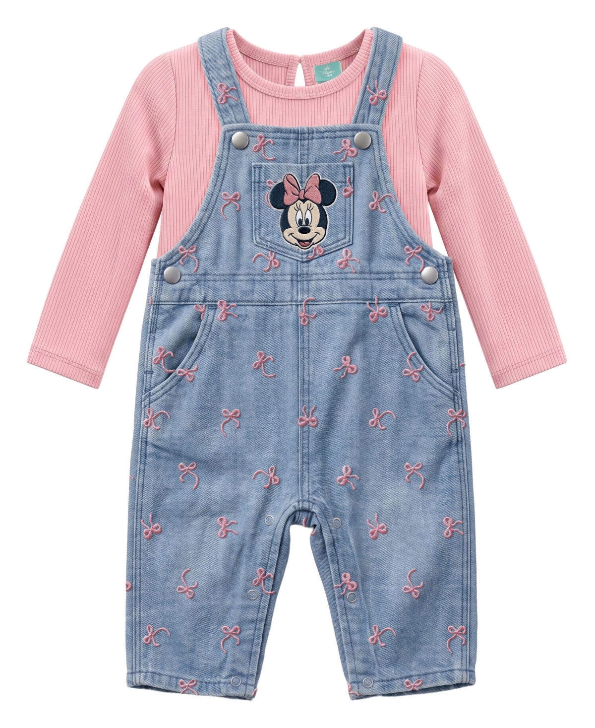 Click here for Disney Baby Girls Ribbed Top and Minnie Mouse Embr... prices