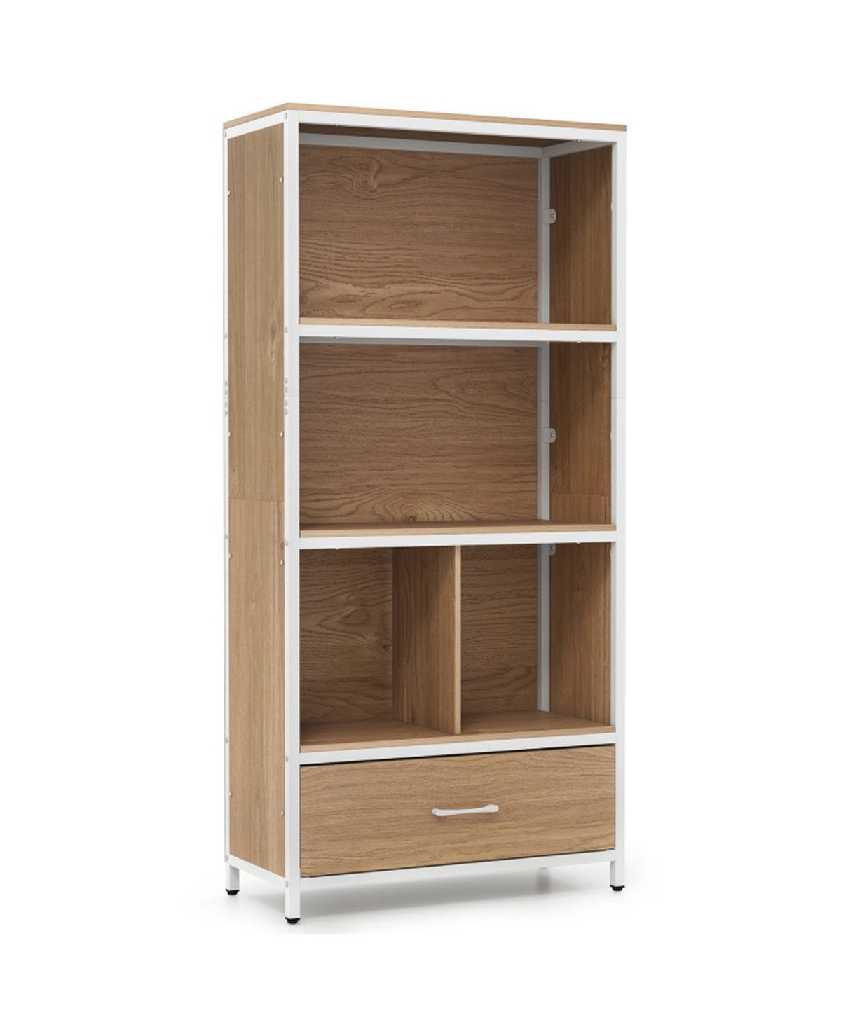 Click here for Sugift 56 Inch Tall Freestanding 5-Tier Bookcase w... prices