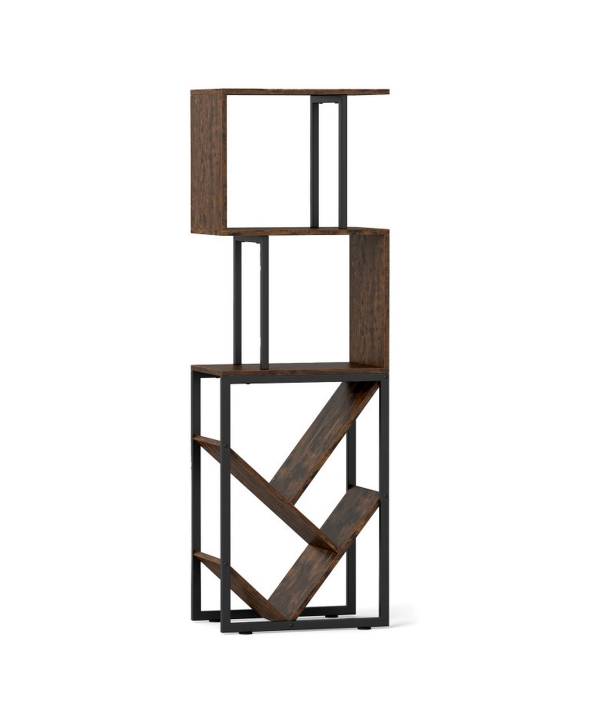 Click here for Sugift 6-Tier Floor Standing S-Shaped Geometric Tr... prices