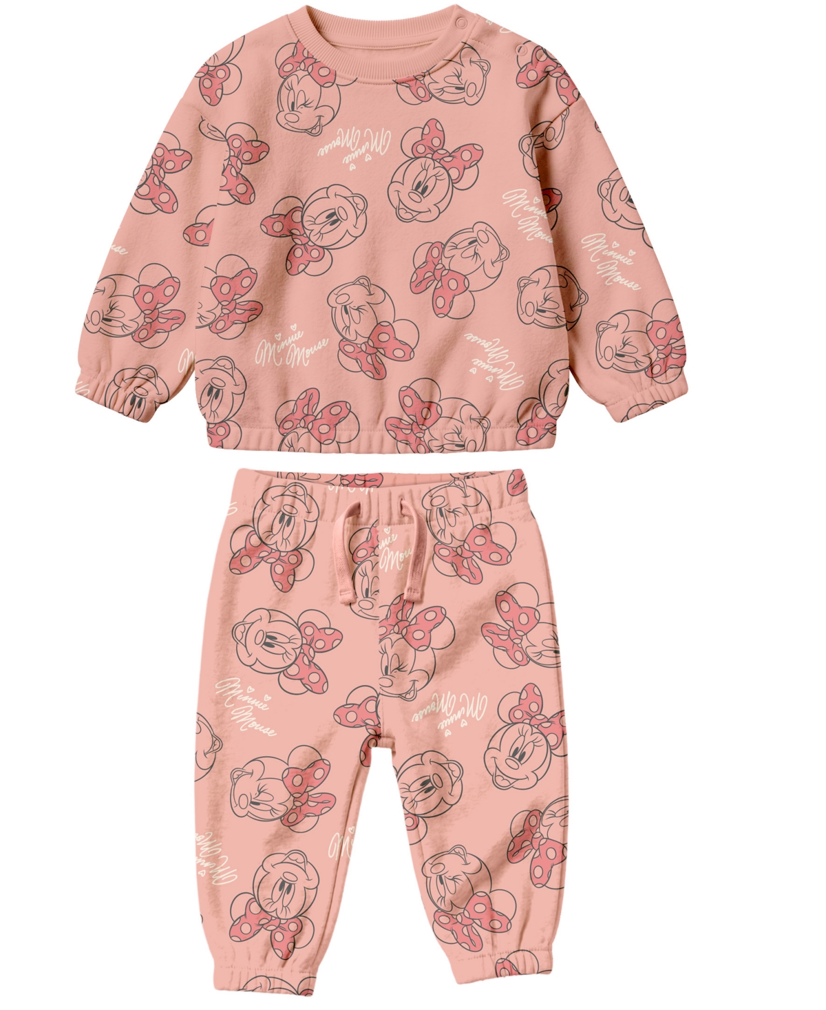 Click here for Disney Baby Girls Minnie Mouse Allover Print Sweat... prices
