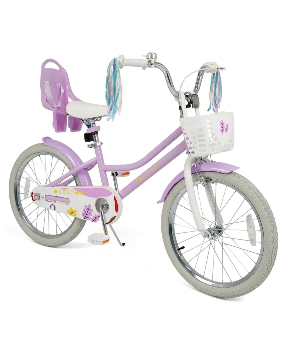 Click here for Sugift 20 in Girls Bike Kids Bicycle with Doll Sea... prices