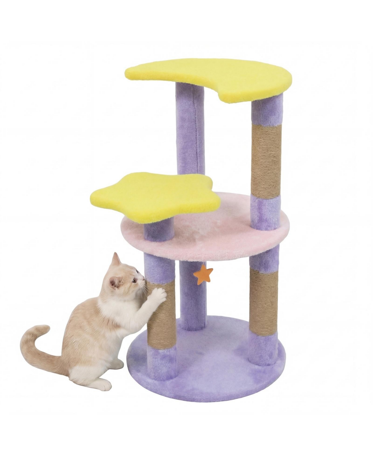 Click here for Sugift 29 in Modern Cat Tree with Star and Moon Sh... prices