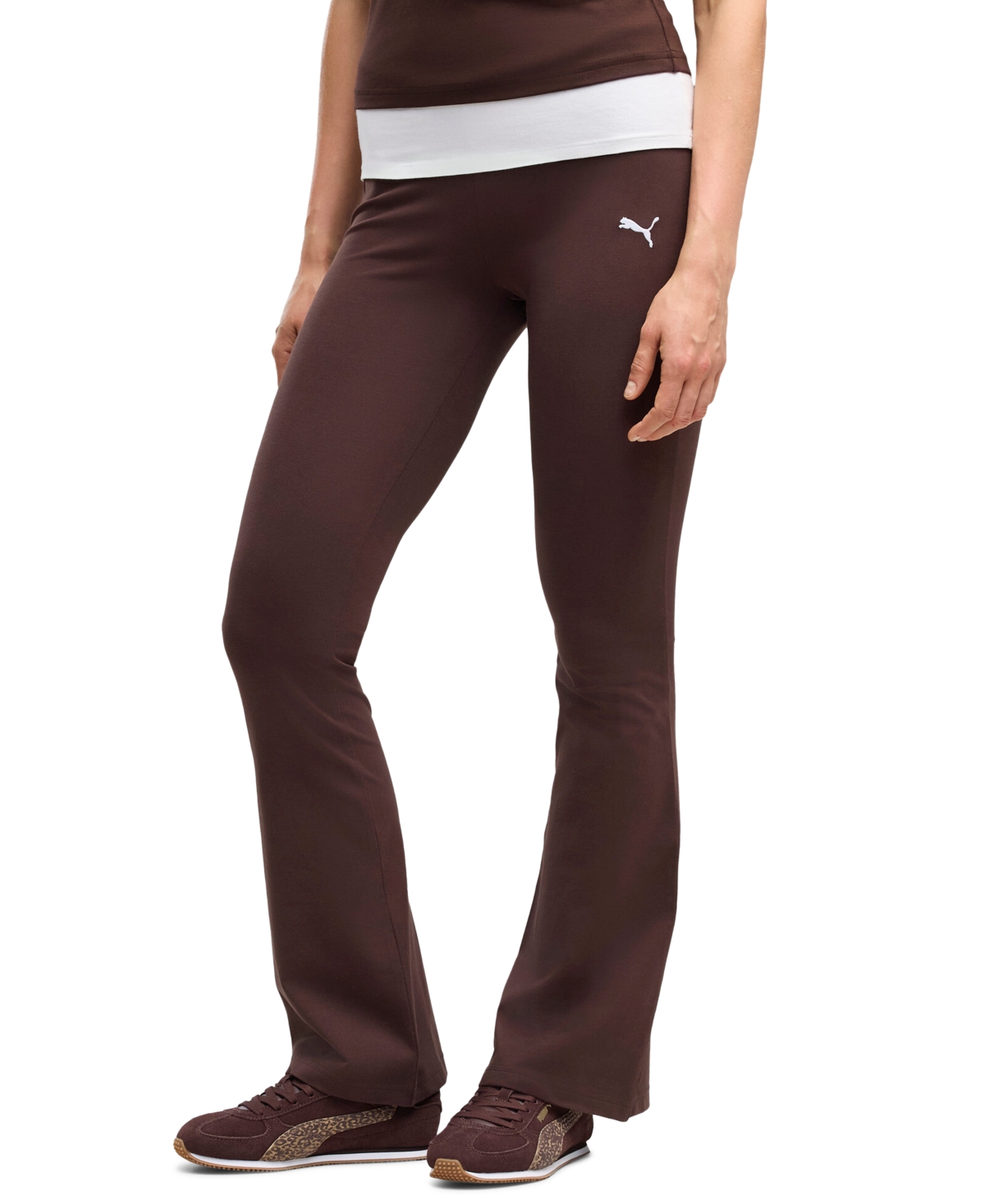 Click here for Puma Womens Essential High-Waist Flare-Leg Legging... prices