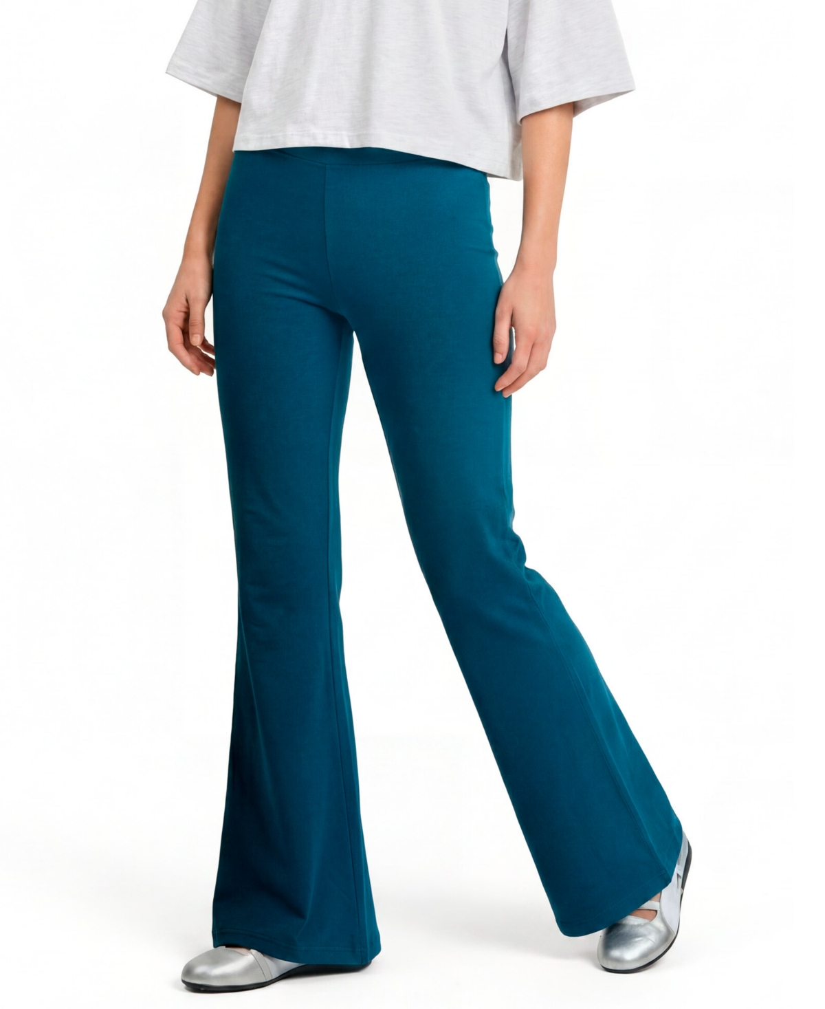 Click here for Puma Womens Essential High-Waist Flare-Leg Legging... prices