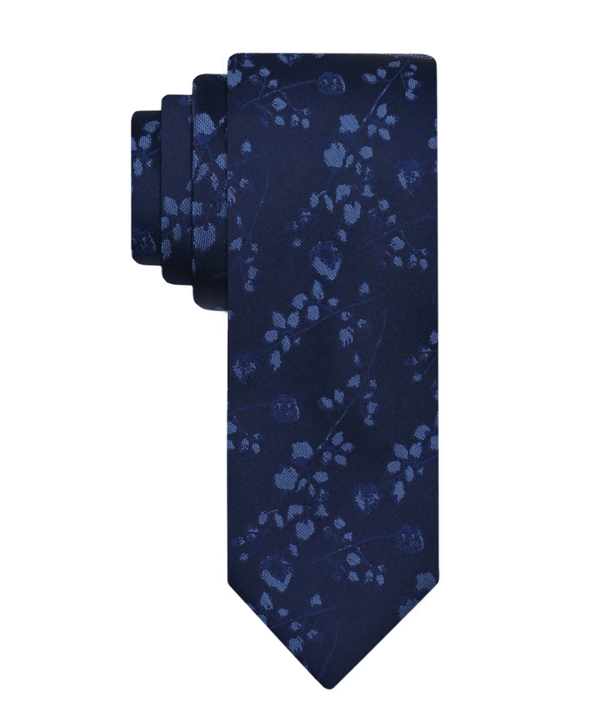 Click here for Calvin Klein Mens Burnett Floral Classic Tie - Nav... prices