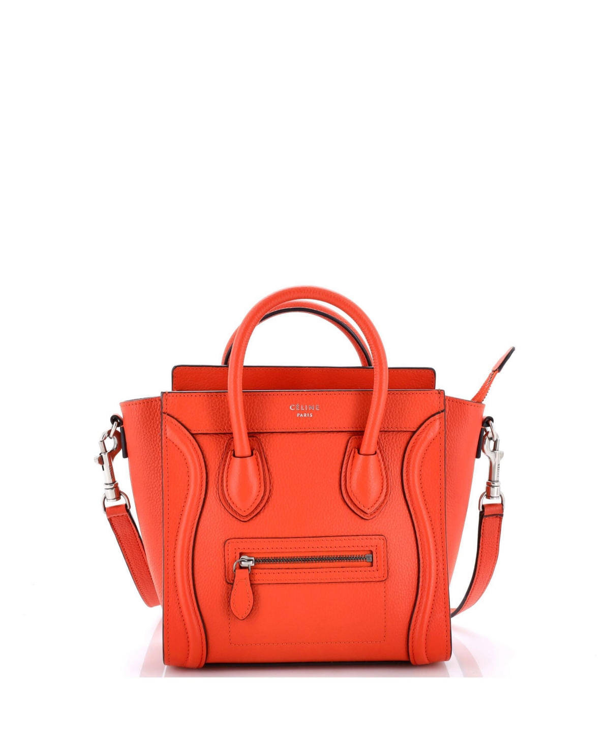 Click here for Pre-Owned Celine Nano Luggage Bag Grainy Leather -... prices