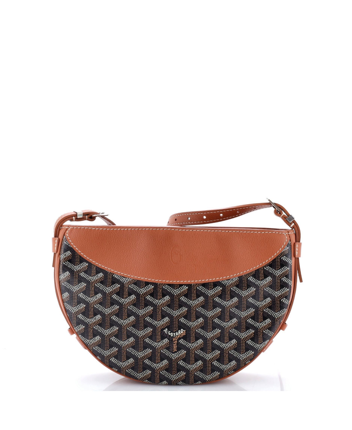Click here for Pre-Owned Goyard Hirondelle Shoulder Bag Coated Ca... prices