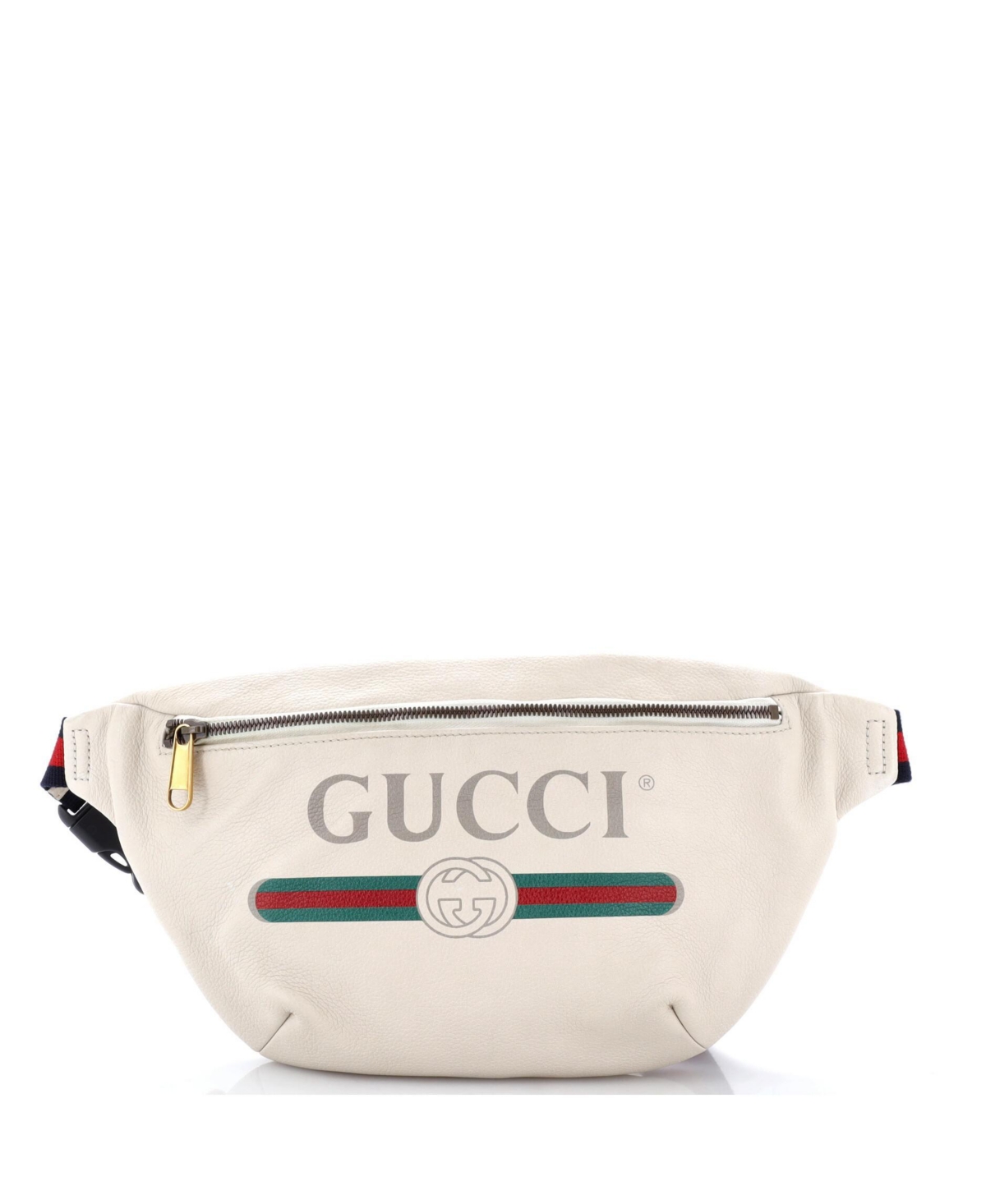 Click here for Pre-Owned Gucci Medium Logo Belt Bag Printed Leath... prices
