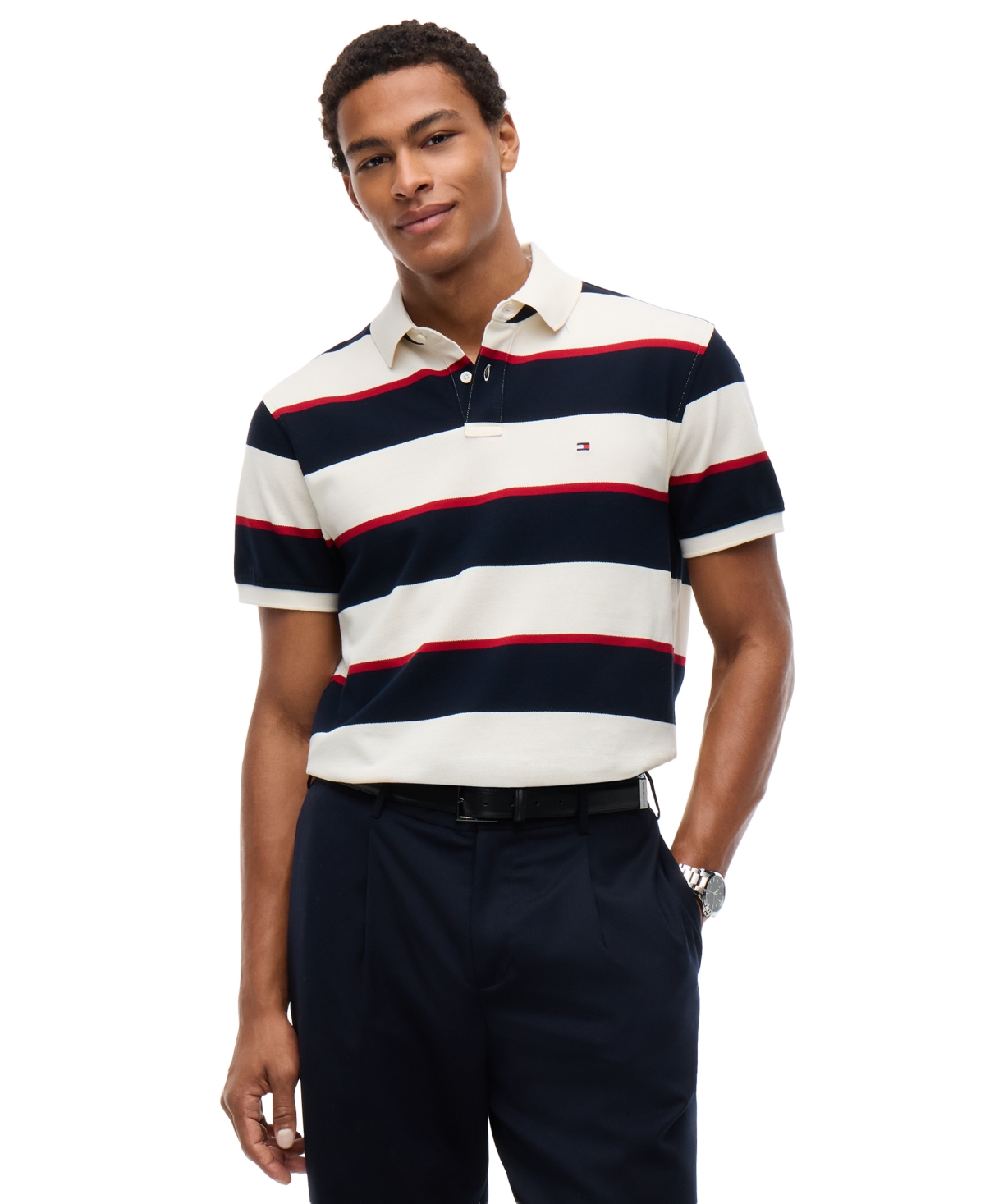 Click here for Tommy Hilfiger Mens Cotton Classic Fit 1985 Polo S... prices