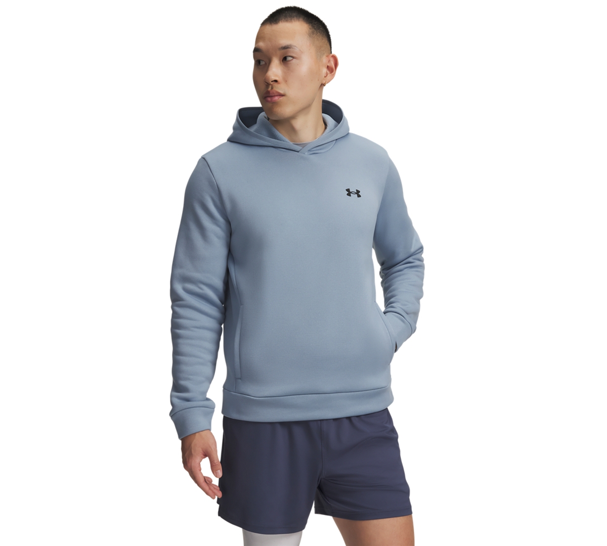 Click here for Under Armour Mens Fleece Hoodie - Blue Wind/Black prices