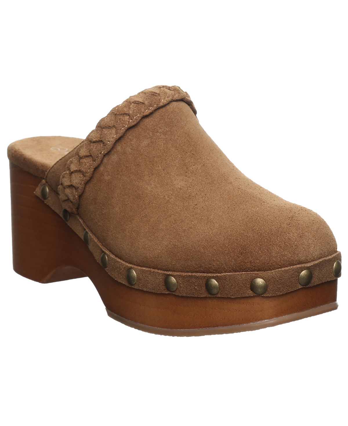 Click here for Bearpaw Womens Cossette Slip-On Clogs - Hickory prices