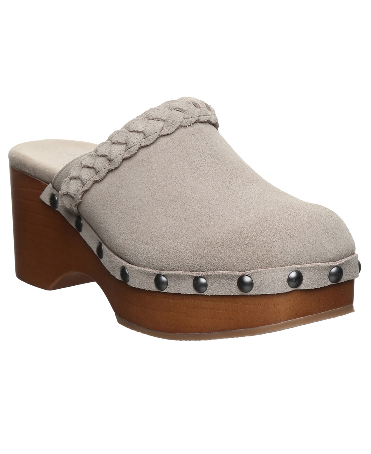 Click here for Bearpaw Womens Cossette Slip-On Clogs - Mushroom prices