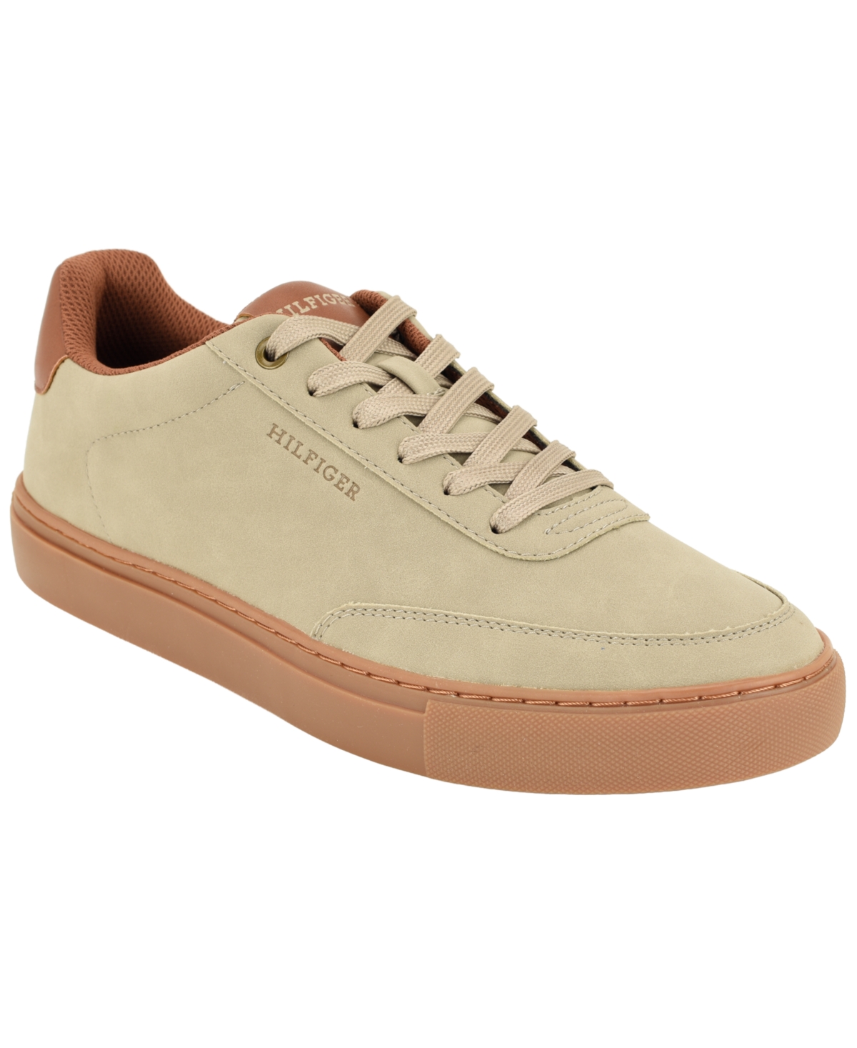Click here for Tommy Hilfiger Mens bember Sneakers - Light Brown prices