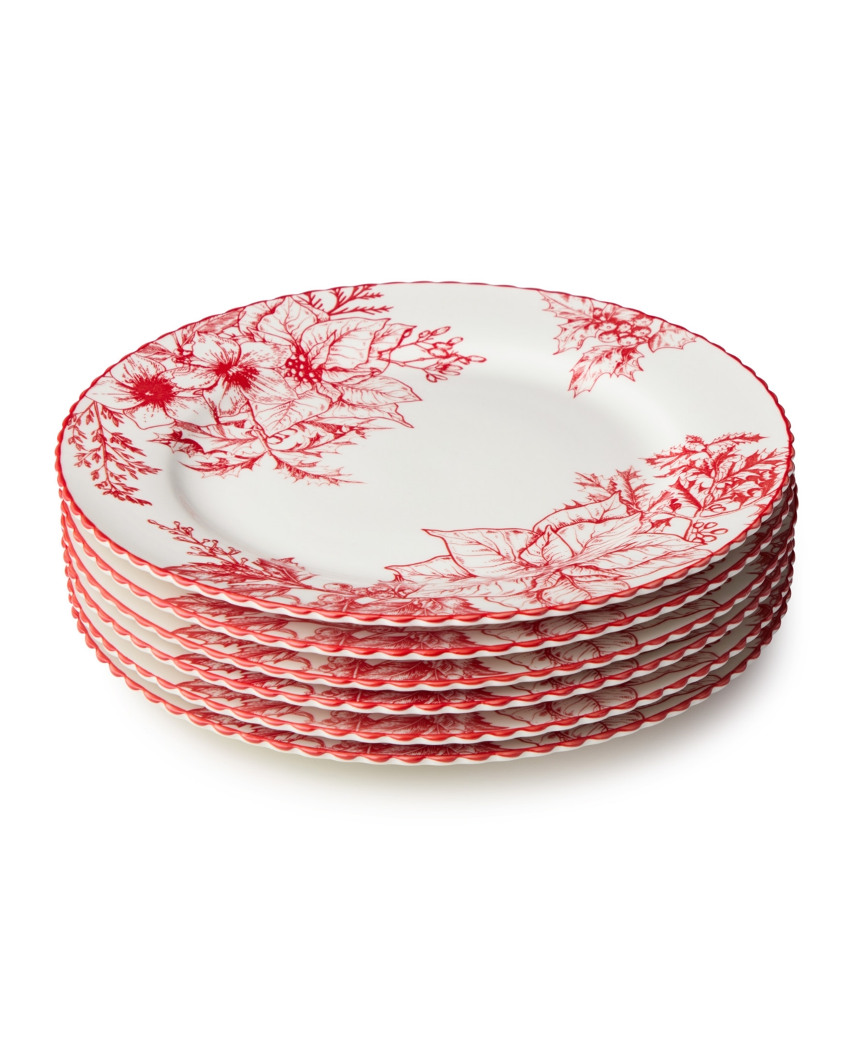 Click here for Certified International Crimson Noel Dinner Plates... prices