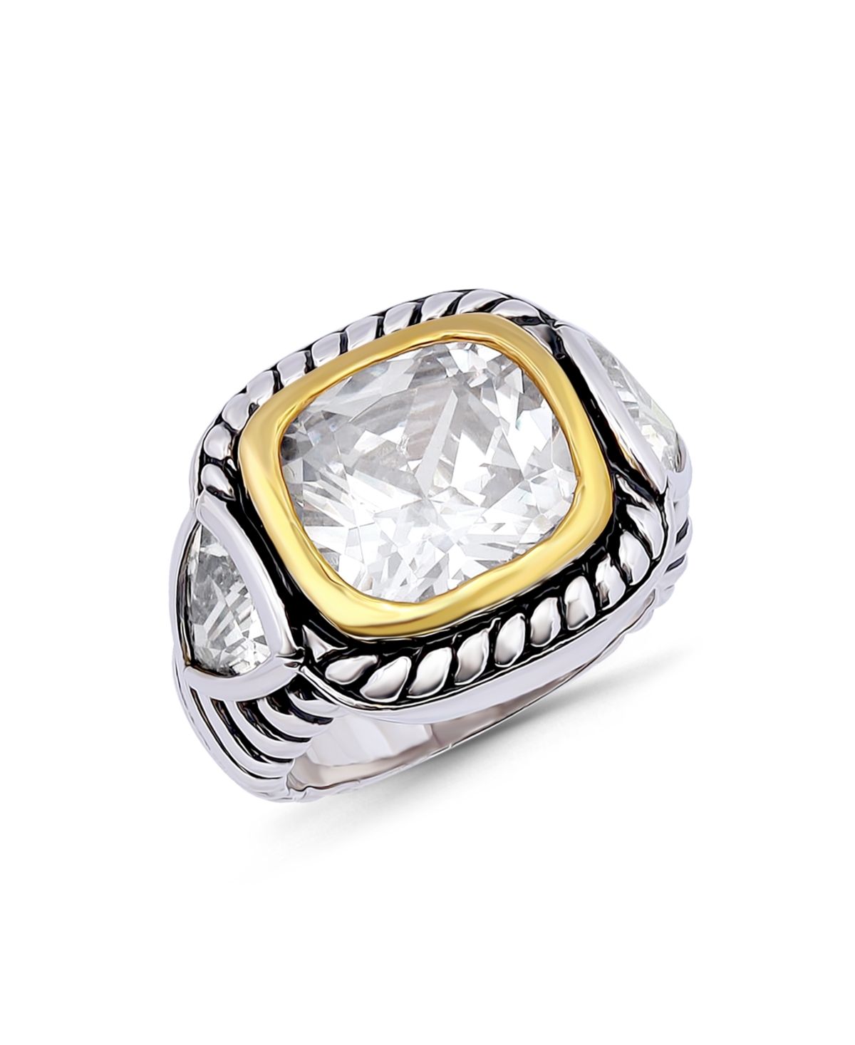 Click here for Macys Square Trillion Cubic Zirconia and Oxidized... prices