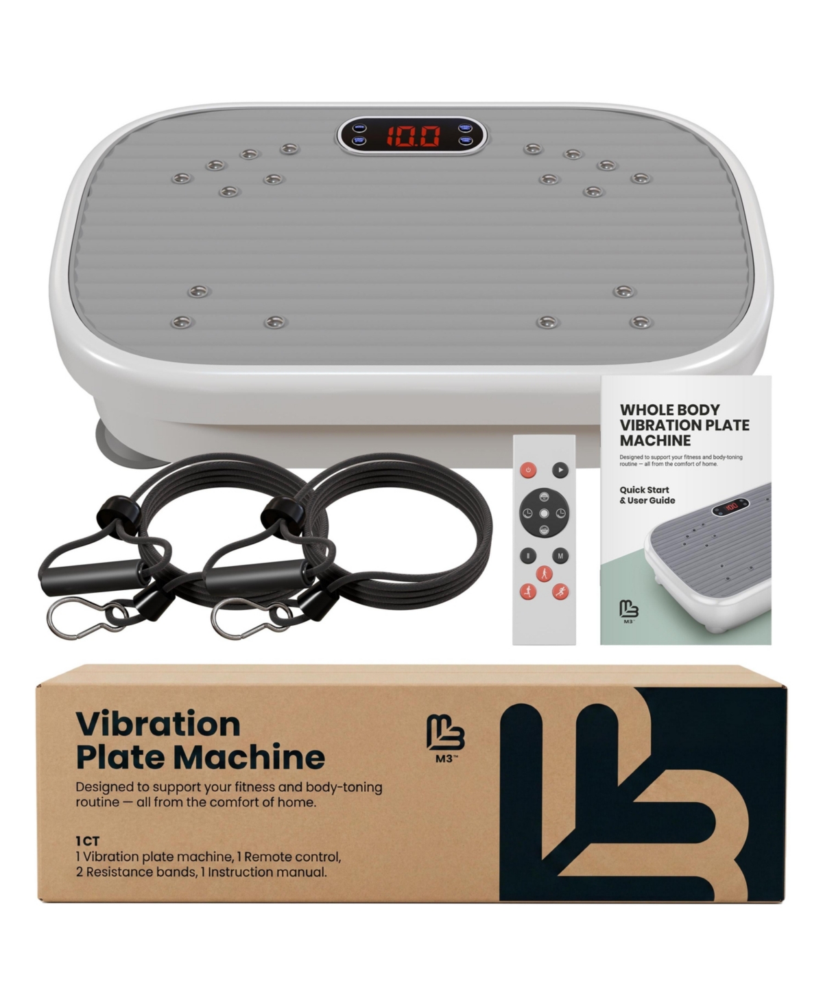 Click here for M3 Vibration Plate Exercise Machine with Resistanc... prices