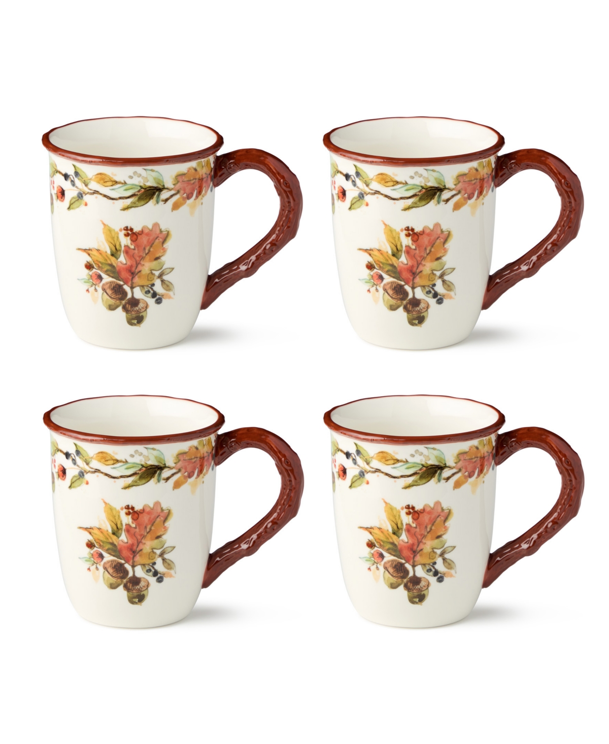 Click here for Certified International Autumn Meadows Mugs  Set o... prices