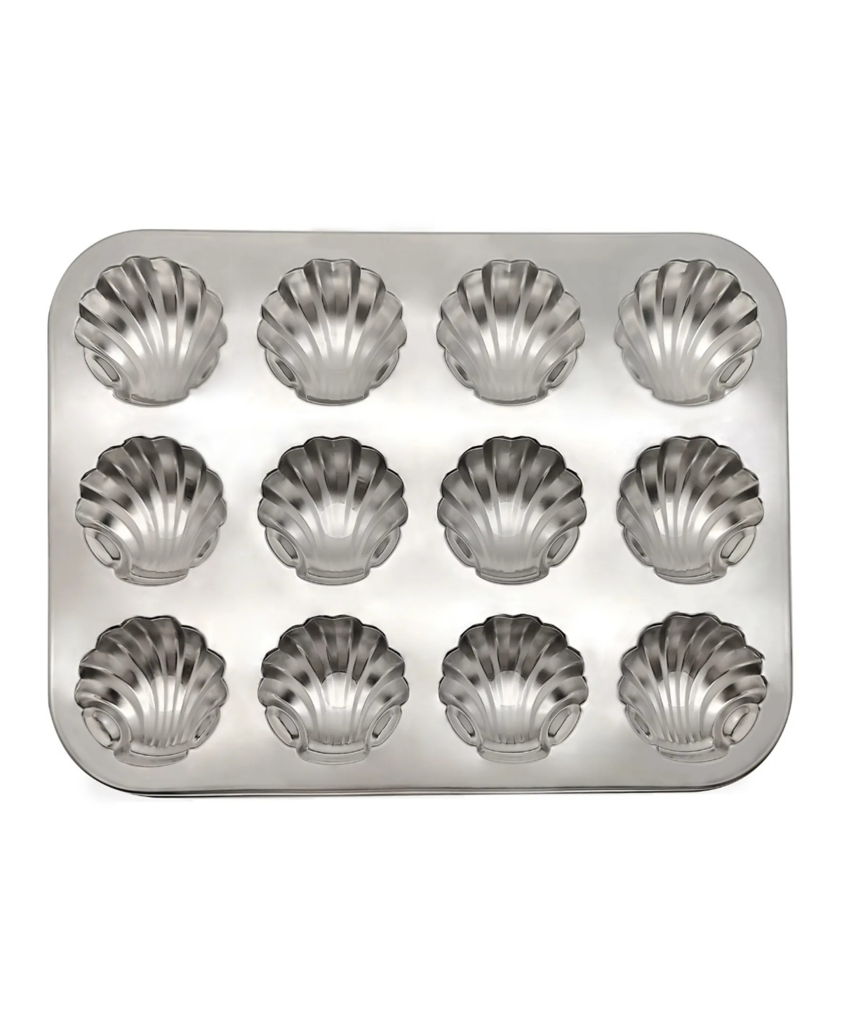 Click here for Fox Run Stainless Steel 10.5 Scallop Shell Madelei... prices