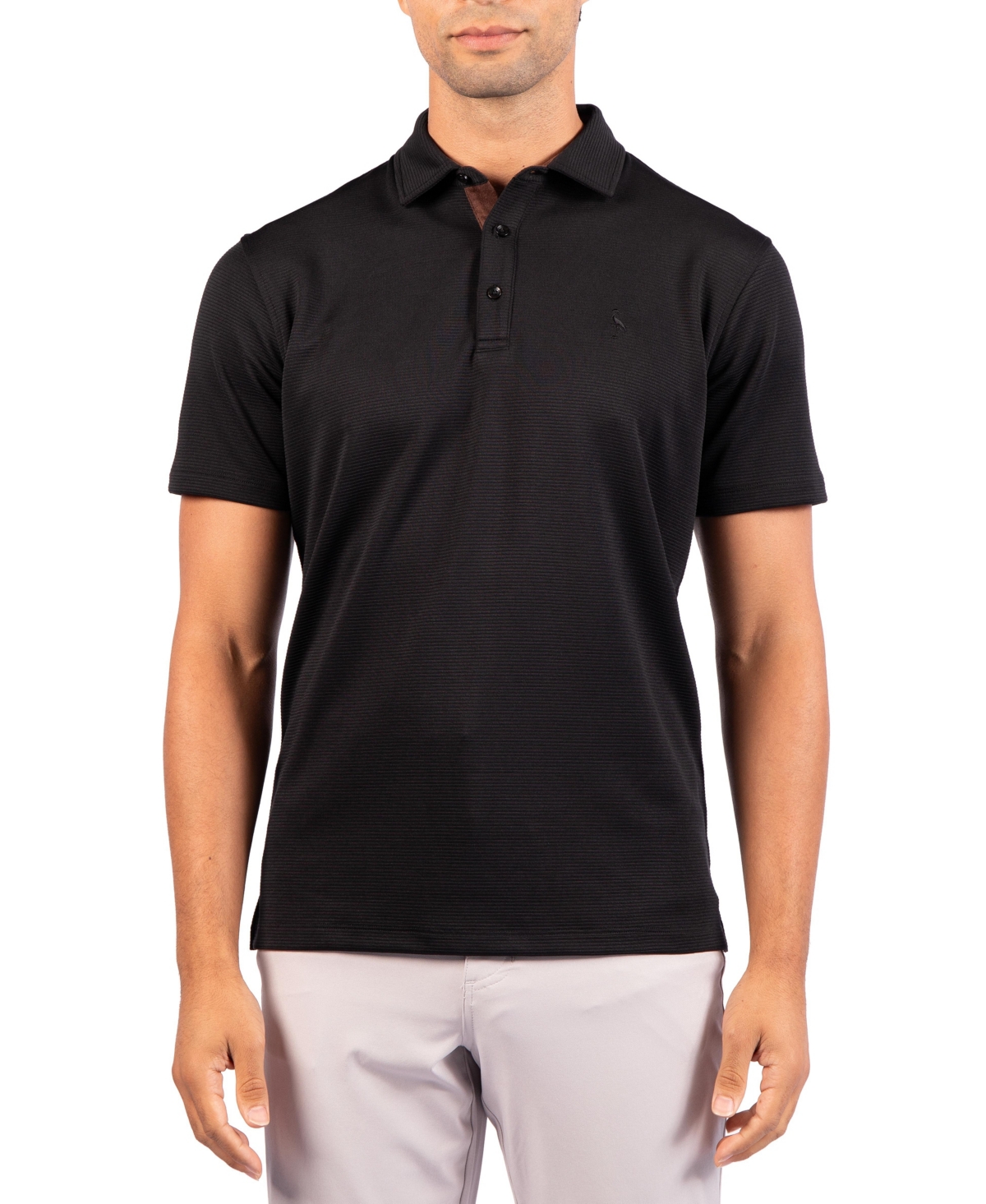 Click here for TailorByrd Mens Ottoman Polo - Black prices