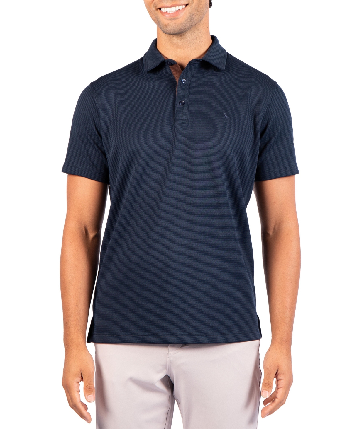 Click here for TailorByrd Mens Ottoman Polo - Navy prices
