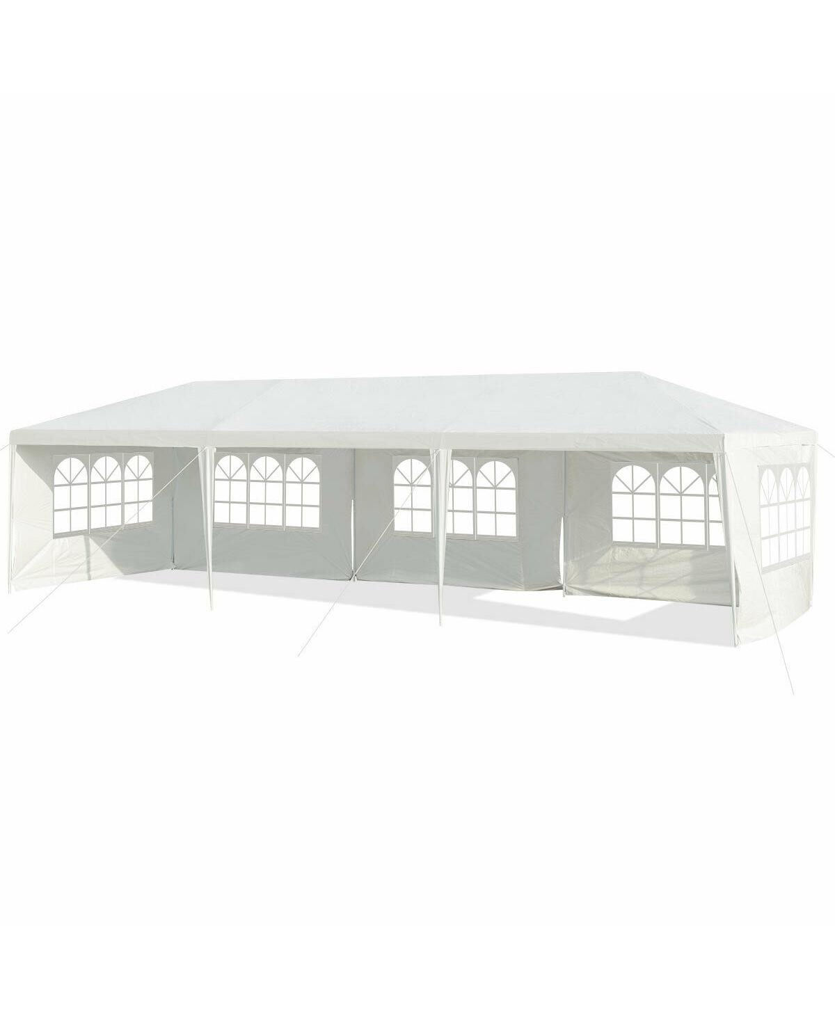 Click here for Gymax 10x30 feet Heavy-duty Gazebo Wedding Canopy... prices