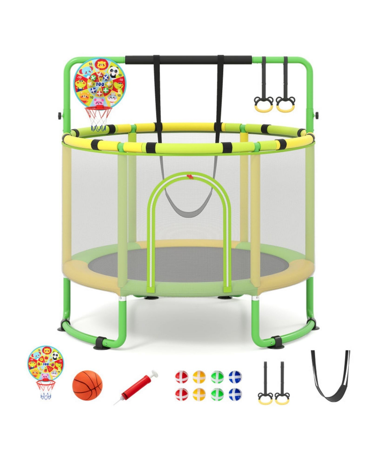 Click here for Hongge 60 6-in-1 Trampoline with Enclosure Net  Ag... prices
