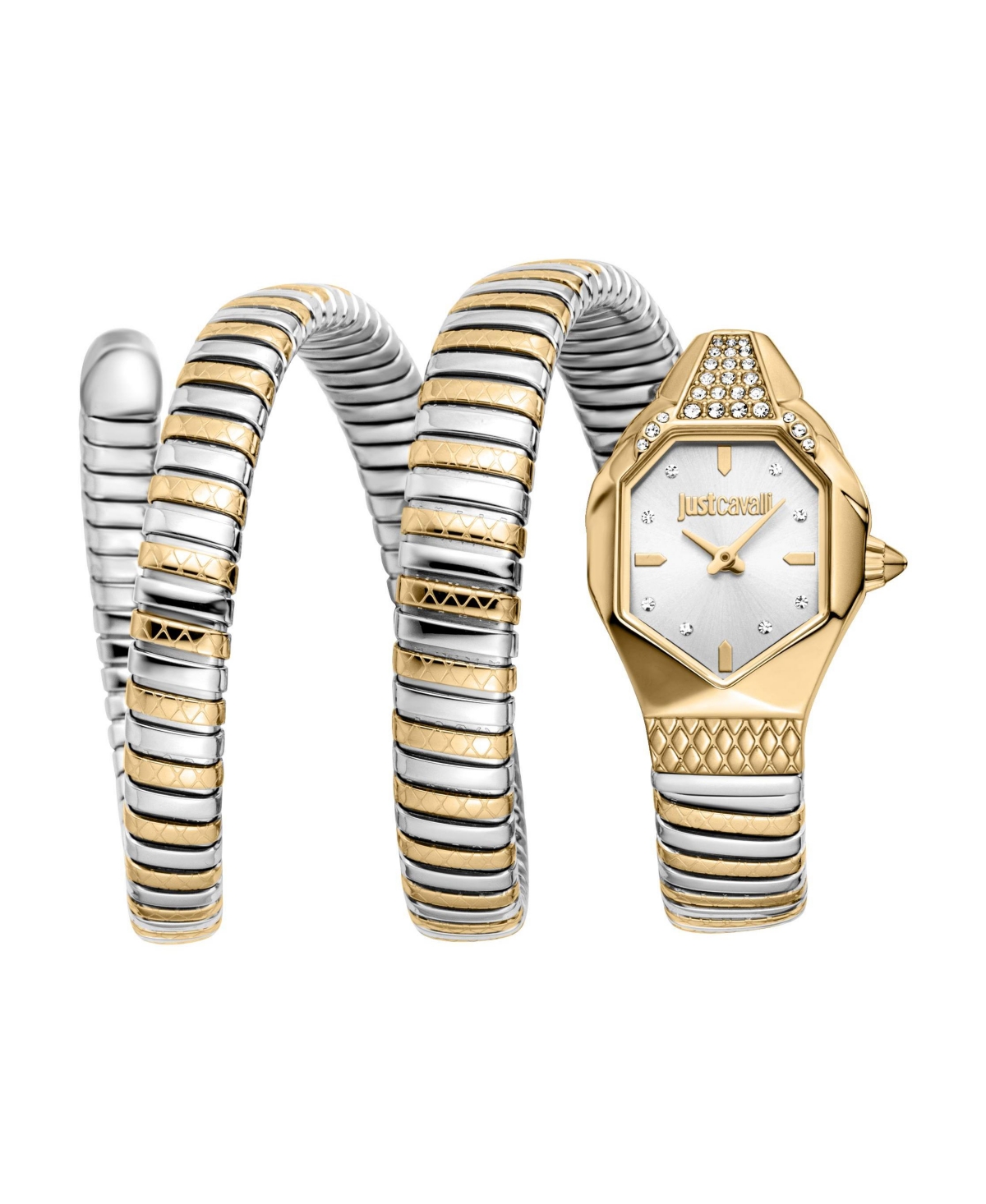 Click here for Just Cavalli Womens Ambra Quartz Two Tone Stainles... prices