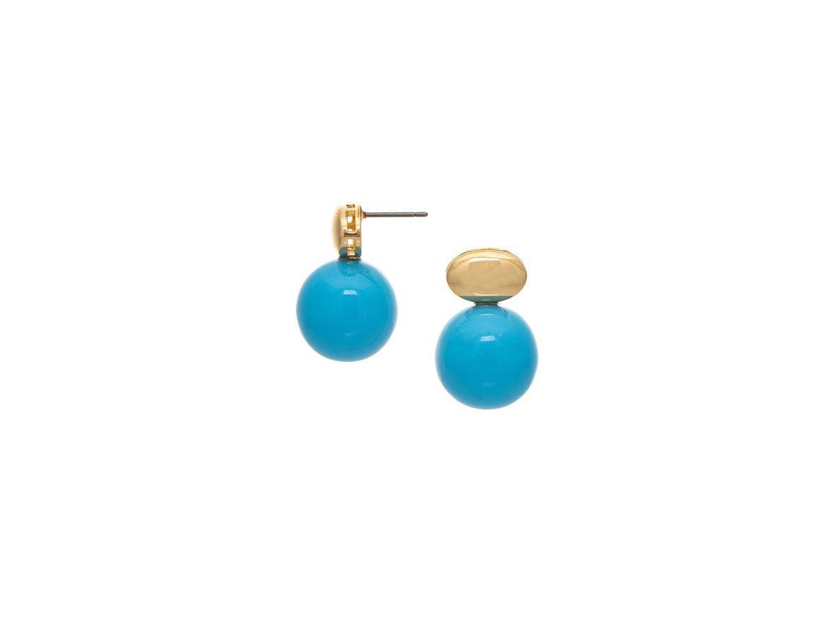 Click here for Rivka Friedman 18K Gold Plated Turquoise Bubble Dr... prices