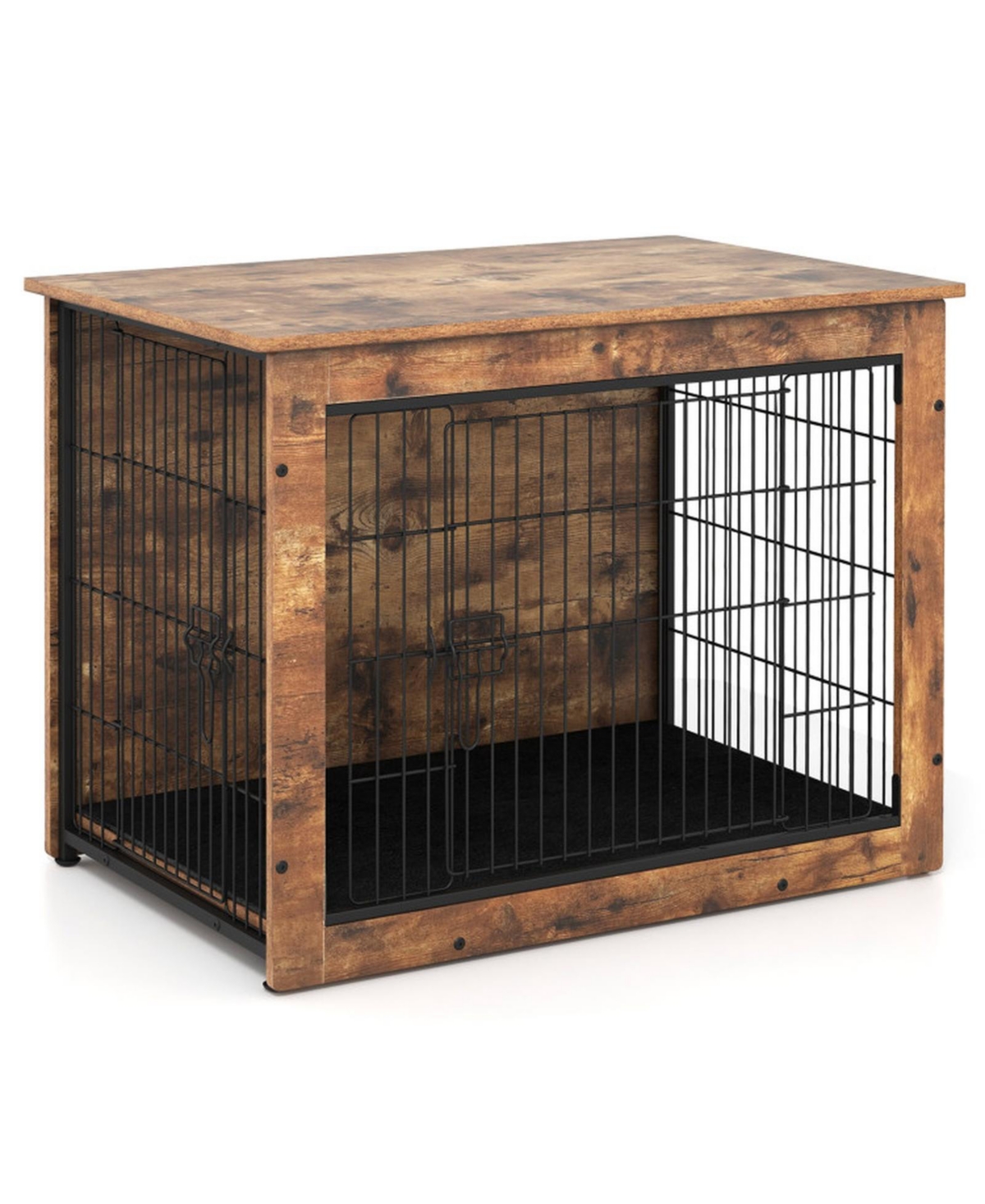 Click here for Hongge 33 in Cushioned Dog Crate Furniture Doublin... prices