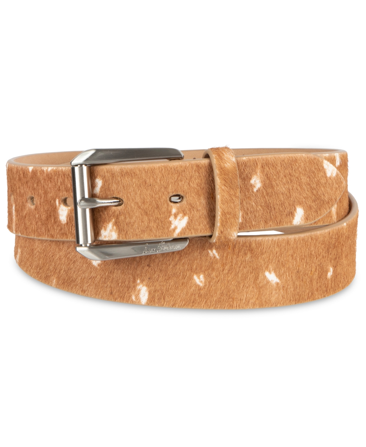 Click here for Sam Edelman Womens Animal Print Casual Belt - Brow... prices