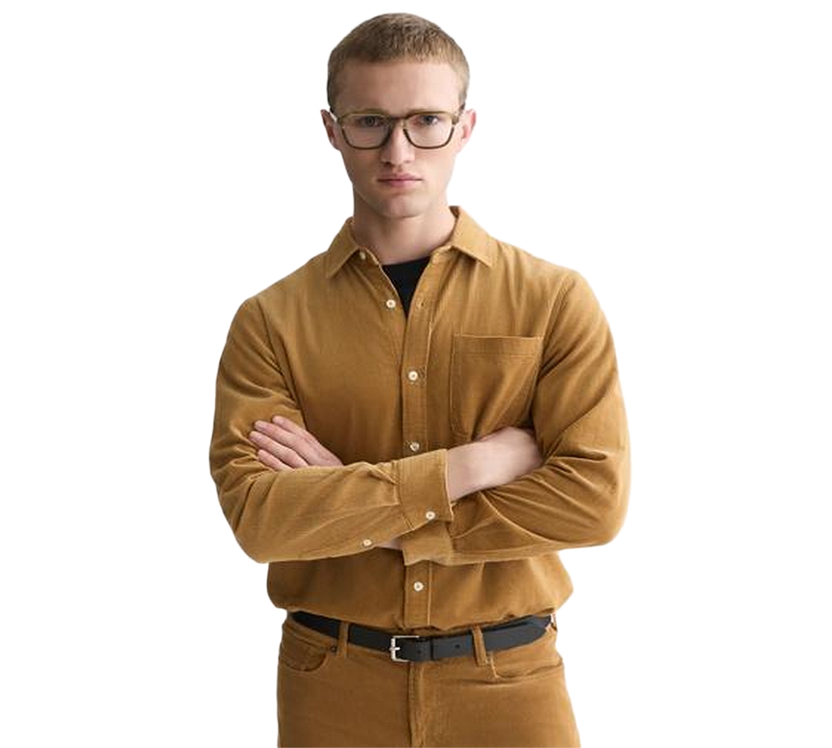 Click here for Scotch & Soda Mens Corduroy Regular-Fit Shirt - Di... prices