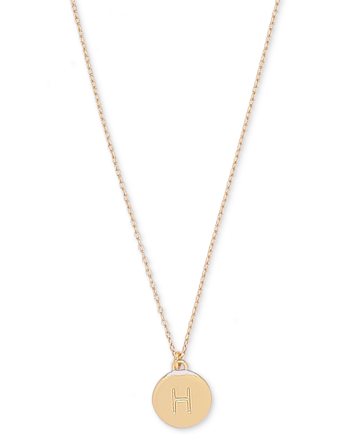 Click here for kate spade new york H Initial Mini Pendant Necklac... prices
