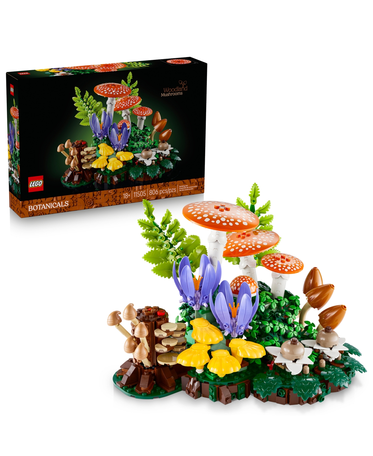 Click here for Lego Botanicals Woodland Mushrooms 11505 806-Piece... prices
