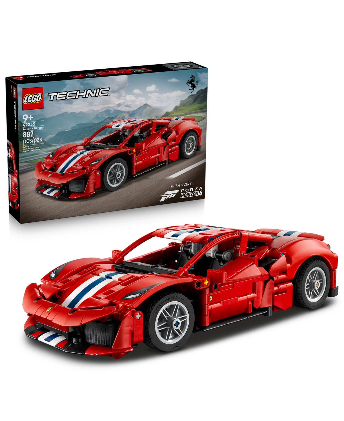 Click here for Lego Technic Ferrari 488 Pista 42235 882-Piece Bui... prices
