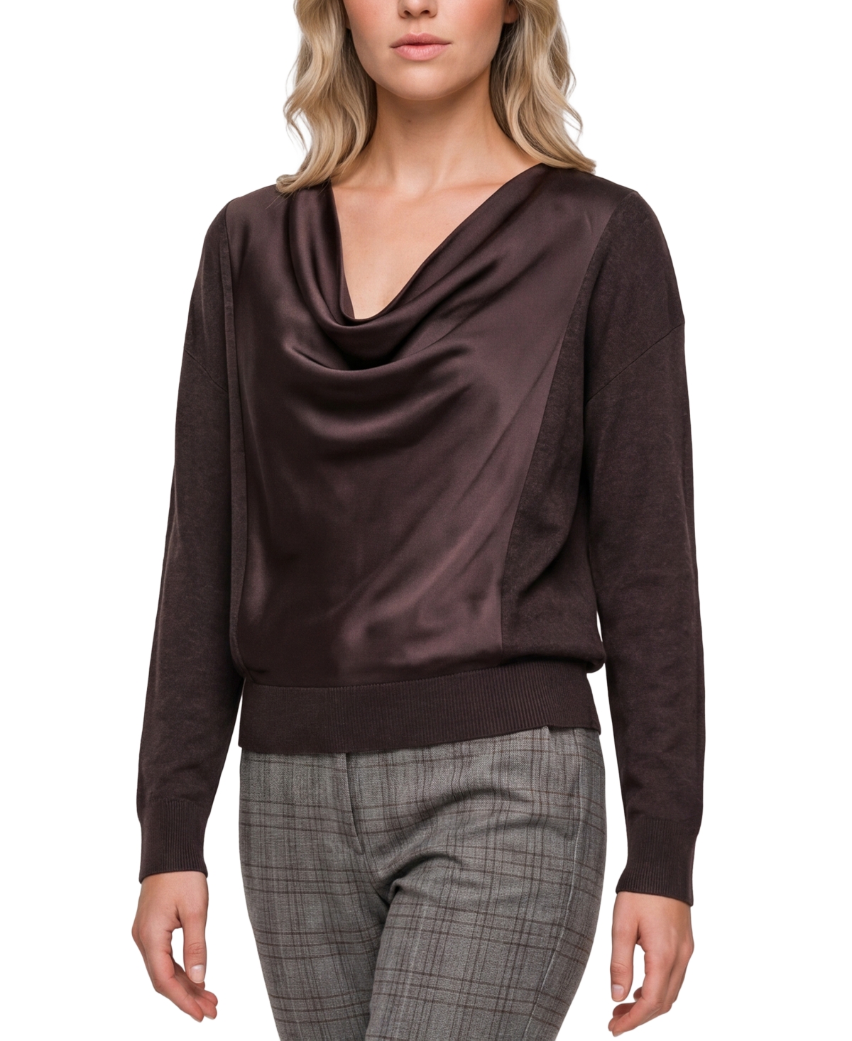 Click here for Liverpool Los Angeles Petite Cowl Neck Long-Sleeve... prices