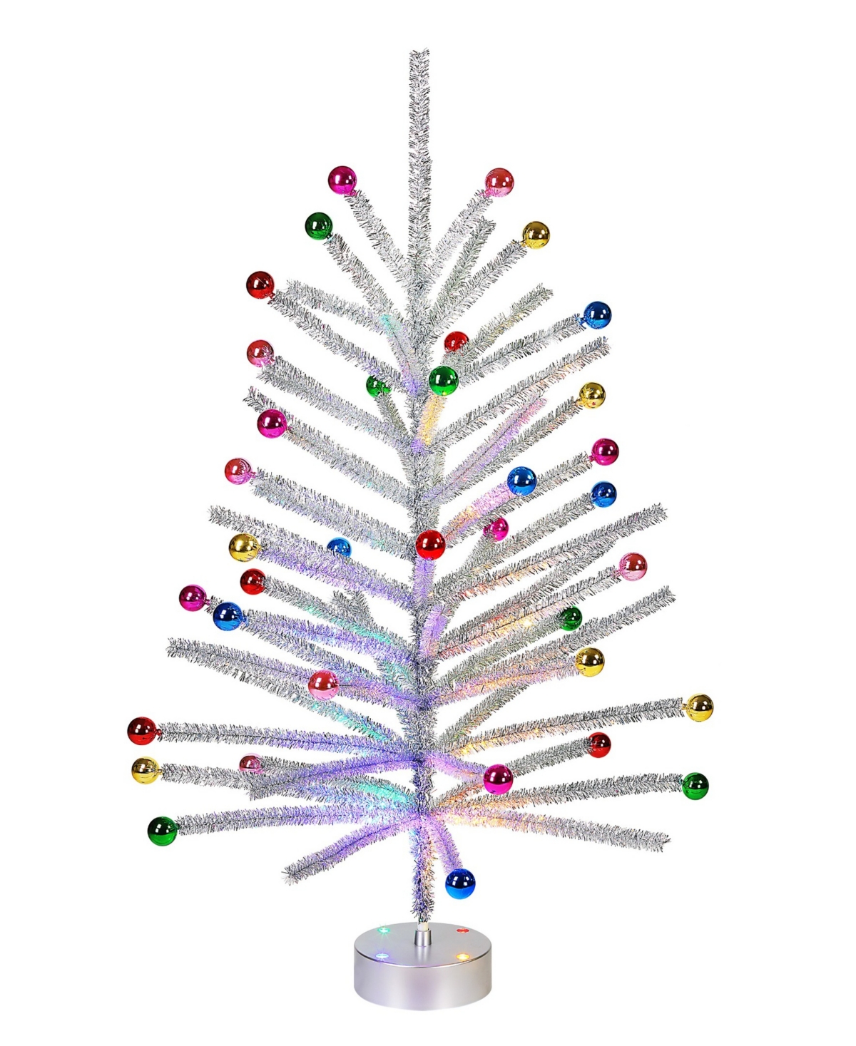 Click here for Mr. Christmas Tinsel Tree with Ornaments and 48 Bu... prices