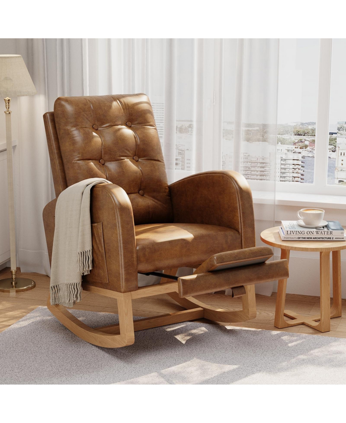 Click here for homfan Modern Rocking Chair for Living Room  Comfo... prices