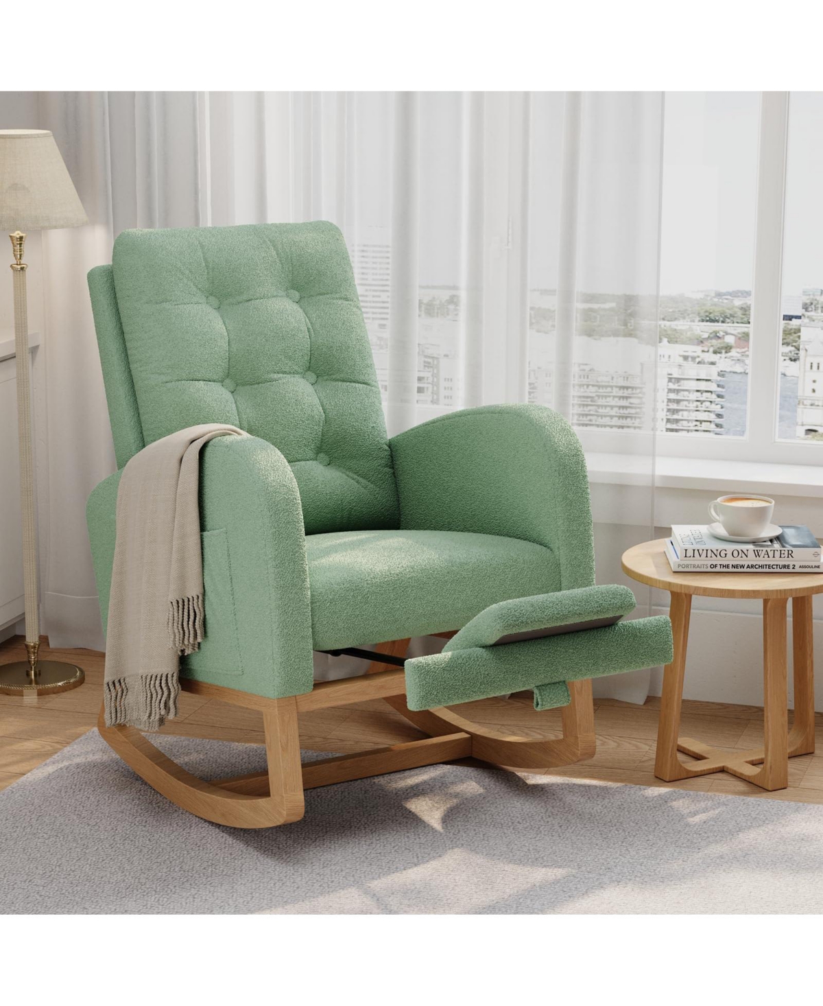 Click here for homfan Modern Rocking Chair for Living Room  Comfo... prices