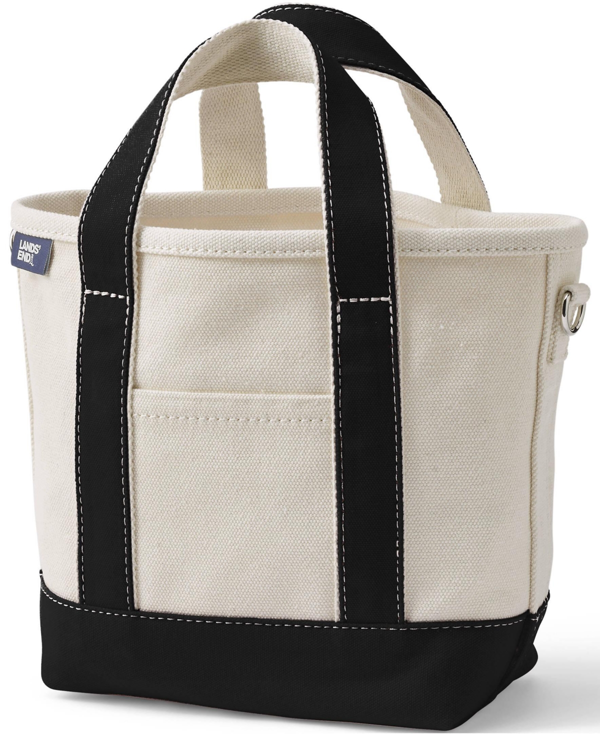 Click here for Lands End Small 3 Pocket Open Top Canvas Tote Bag... prices