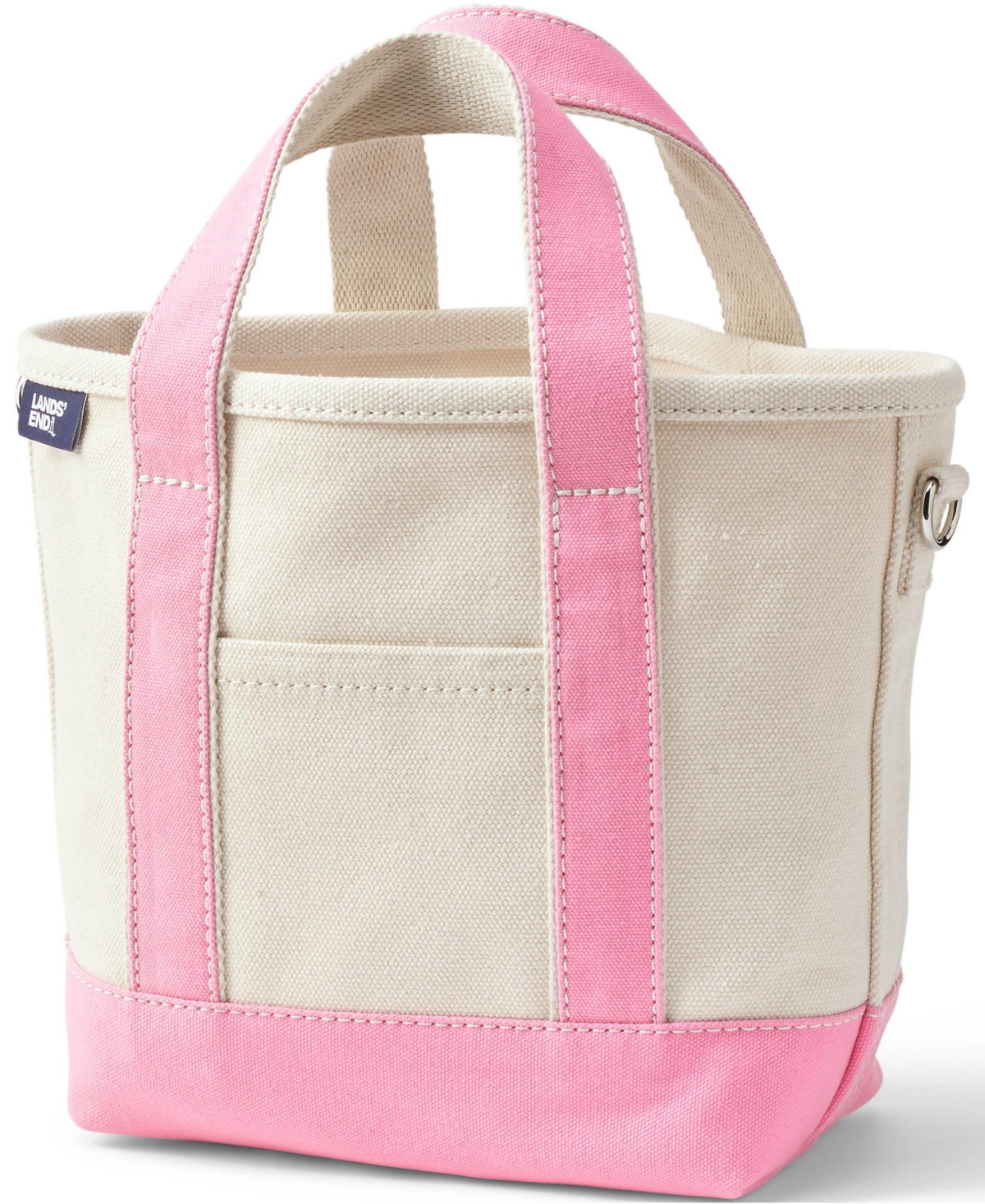 Click here for Lands End Small 3 Pocket Open Top Canvas Tote Bag... prices