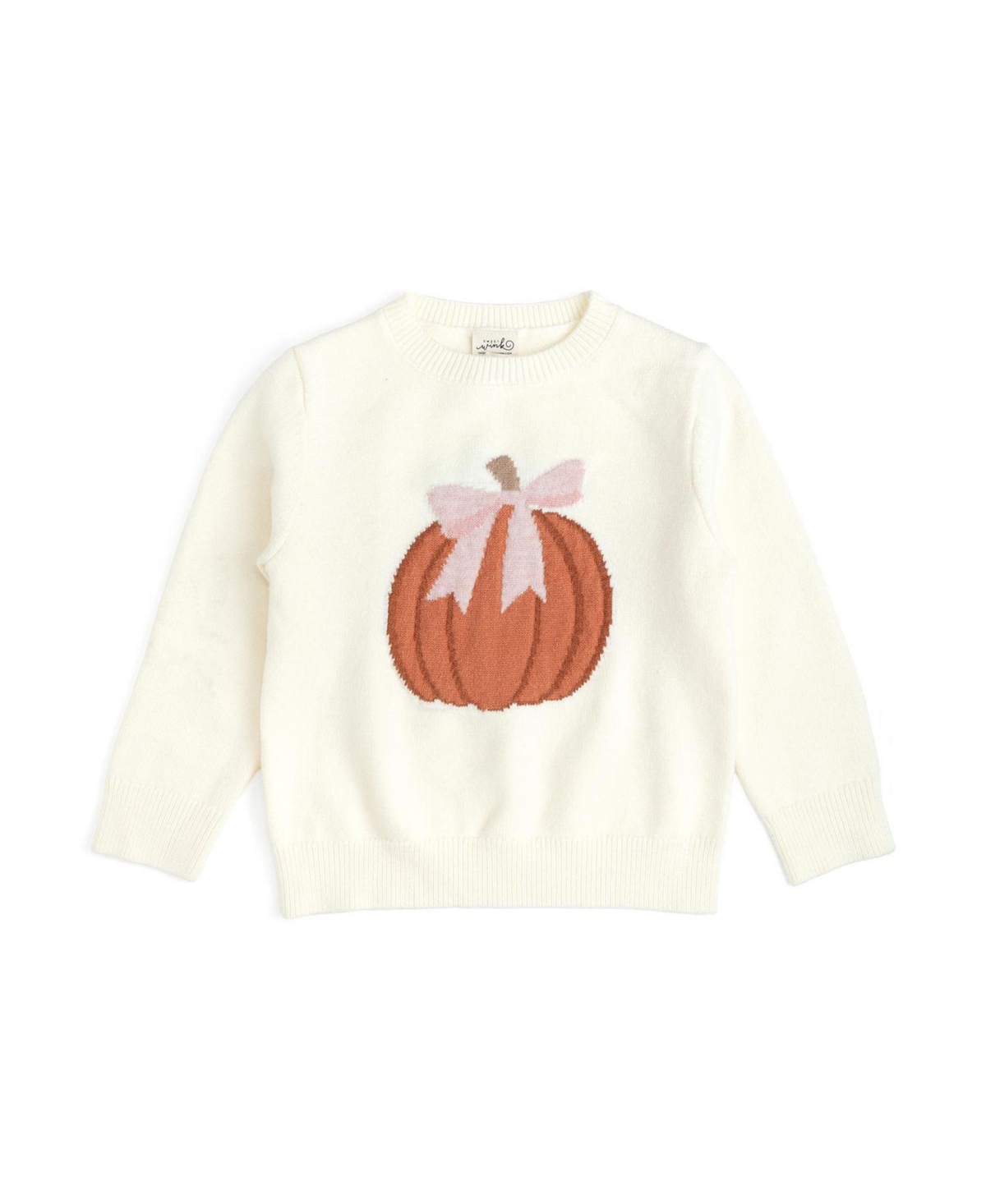 Click here for Sweet Wink Big Girls Coquette Pumpkin Sweater - Iv... prices