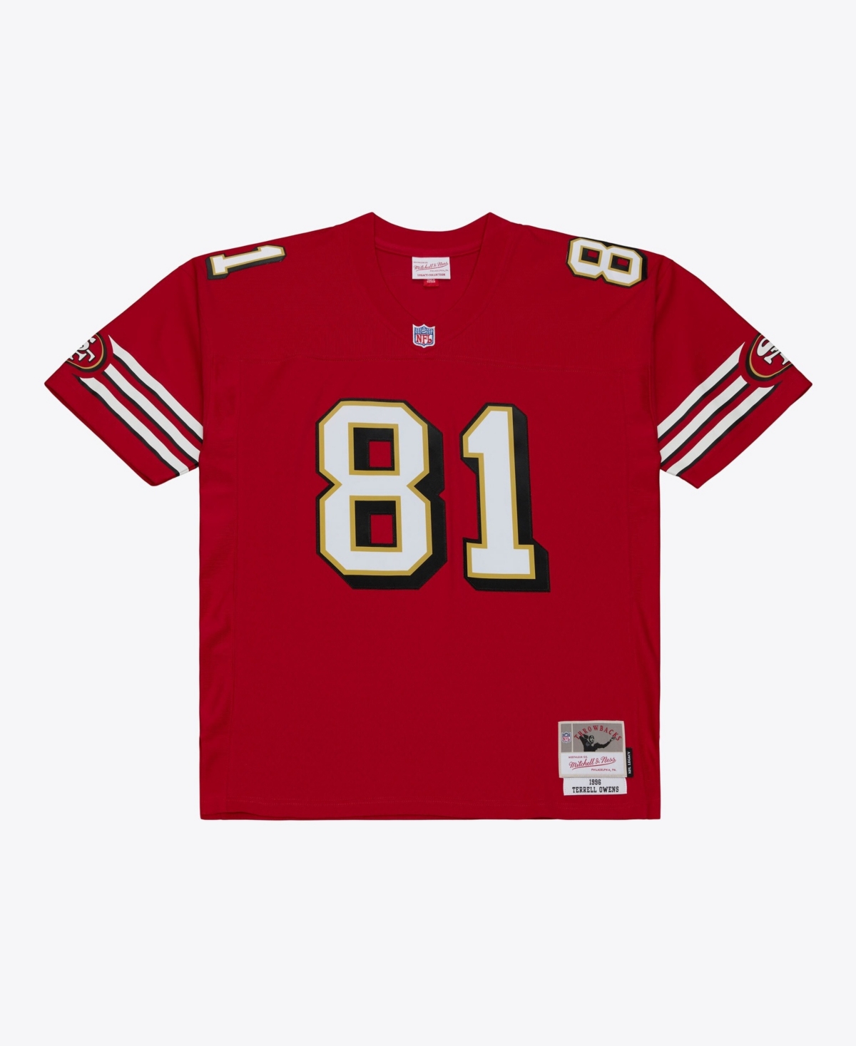 Click here for Mitchell Ness Mens Terrell Owens Red San Francisco... prices